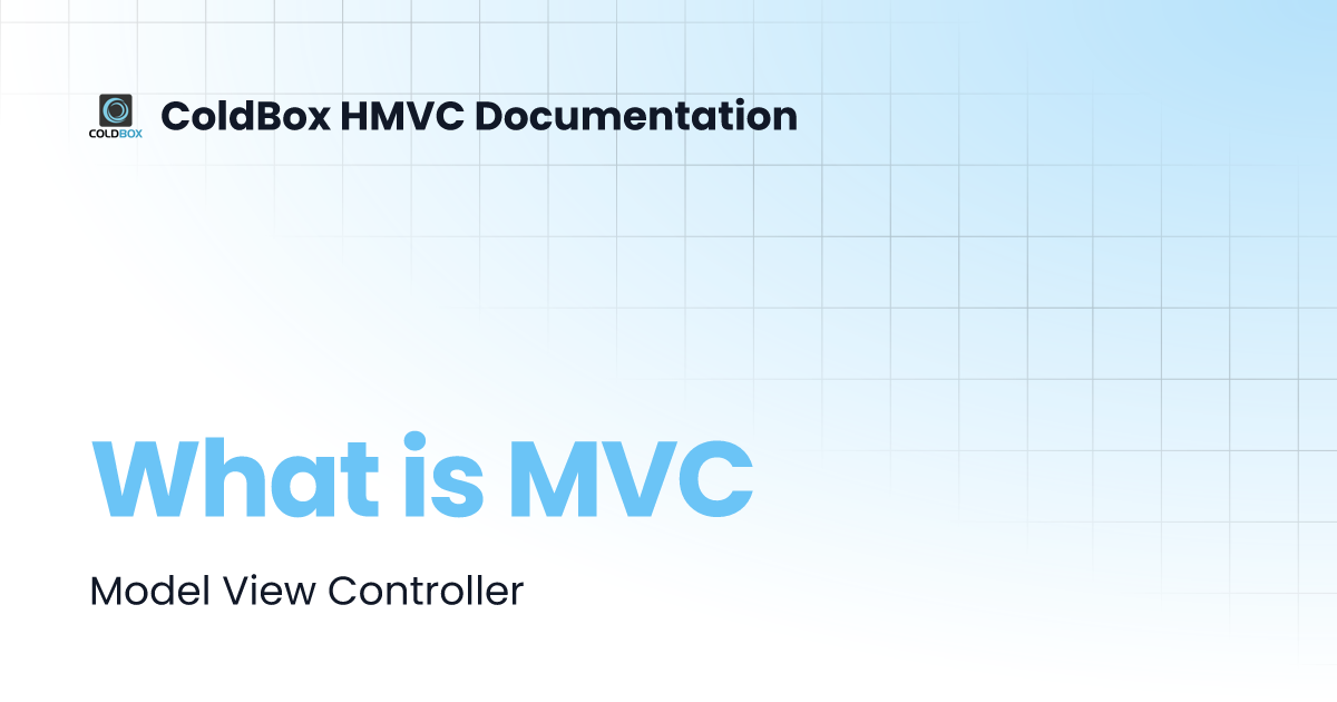 What is MVC | ColdBox HMVC Documentation